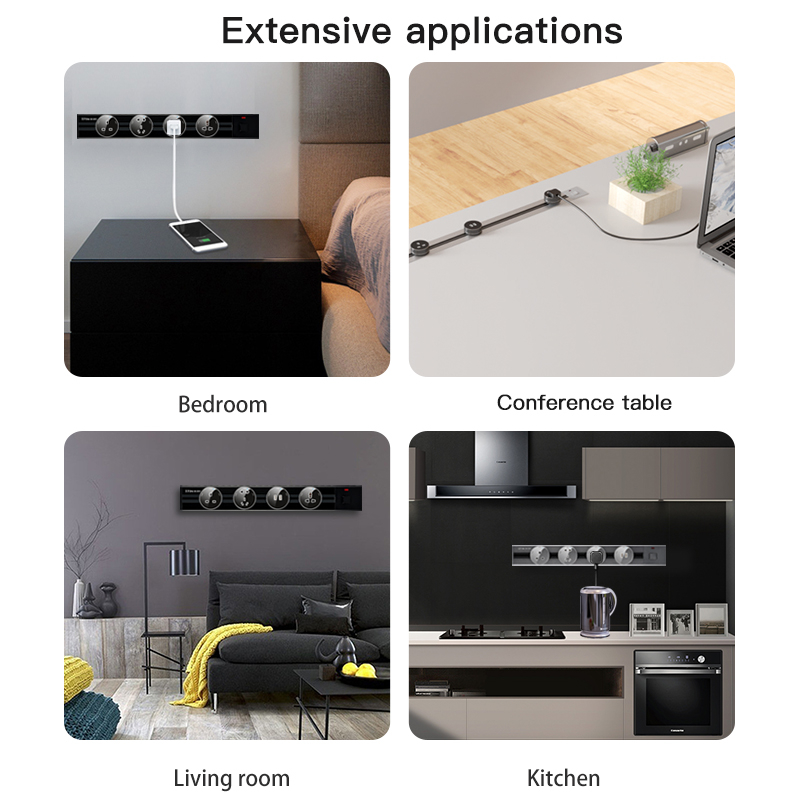 Modern Style Movable Power Track Socket Electrical Outlet Electrical ...